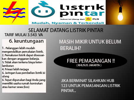 LISTRIK PINTAR !!: LISTRIK PINTAR BANGET