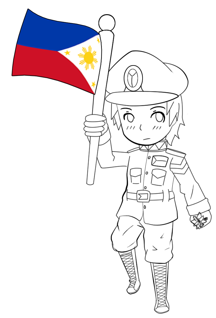 Sonikku's Art Blog: Chibi Philippines WIP