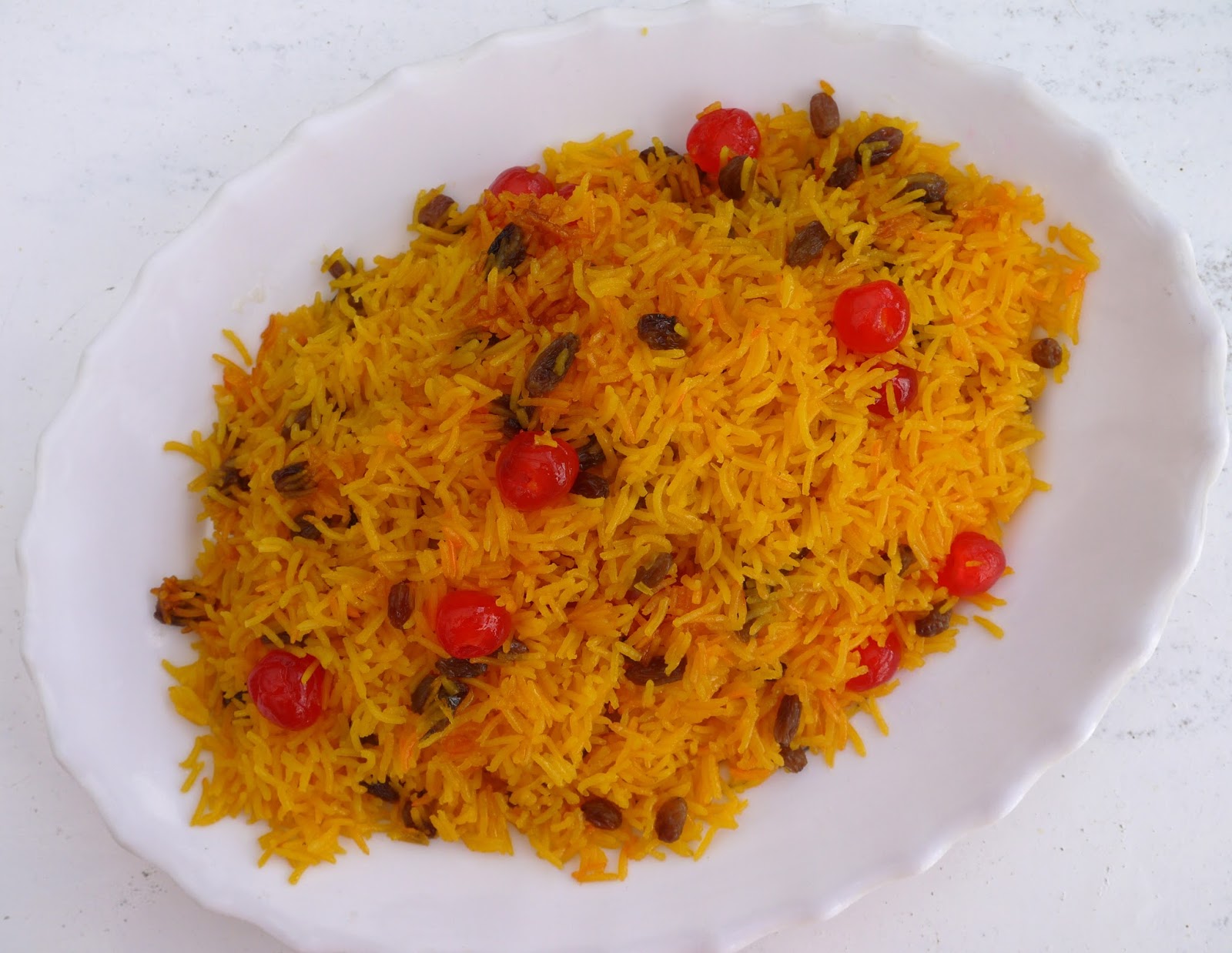 This Muslim Girl Bakes: Zardah / Sweet Yellow Rice.