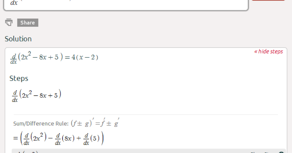 Symbolab Blog: High School Math Solutions – Derivative Calculator, the ...