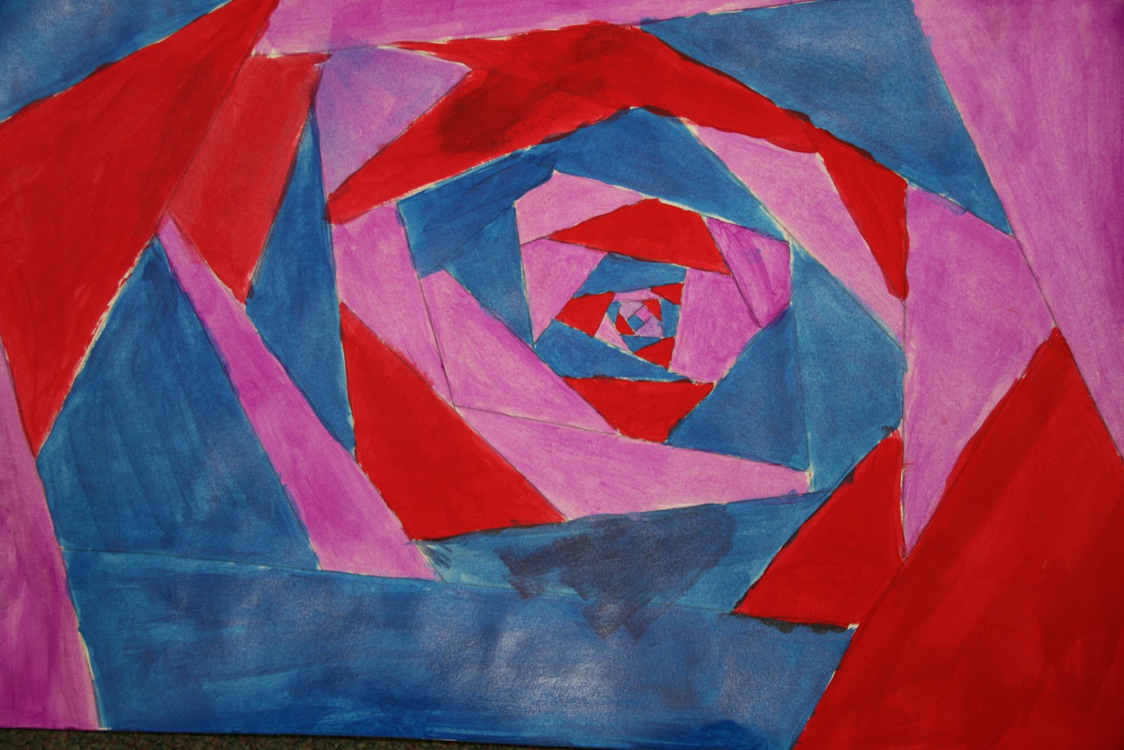 Make More Art - Just Do Stuff: Analogous Color Abstract