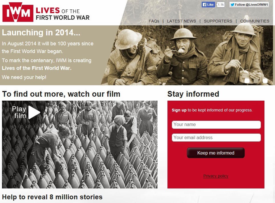Lives of the First World War