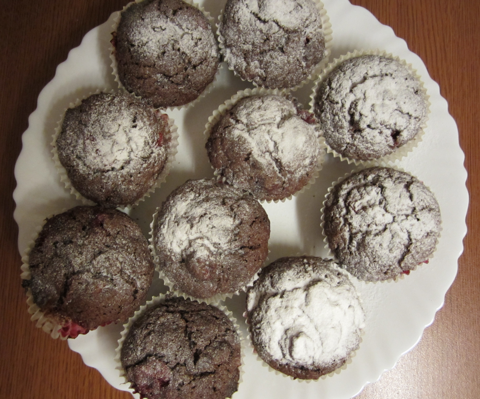 Triinu toimetamised ...: Šokolaadi muffinid kirssidega