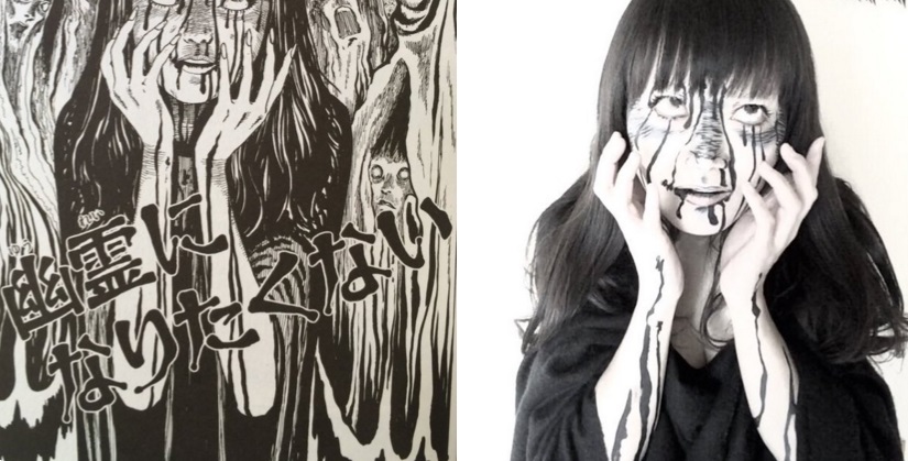 Horror Fan Recreates Junji Ito Characters Using Make-Up With Creepy ...