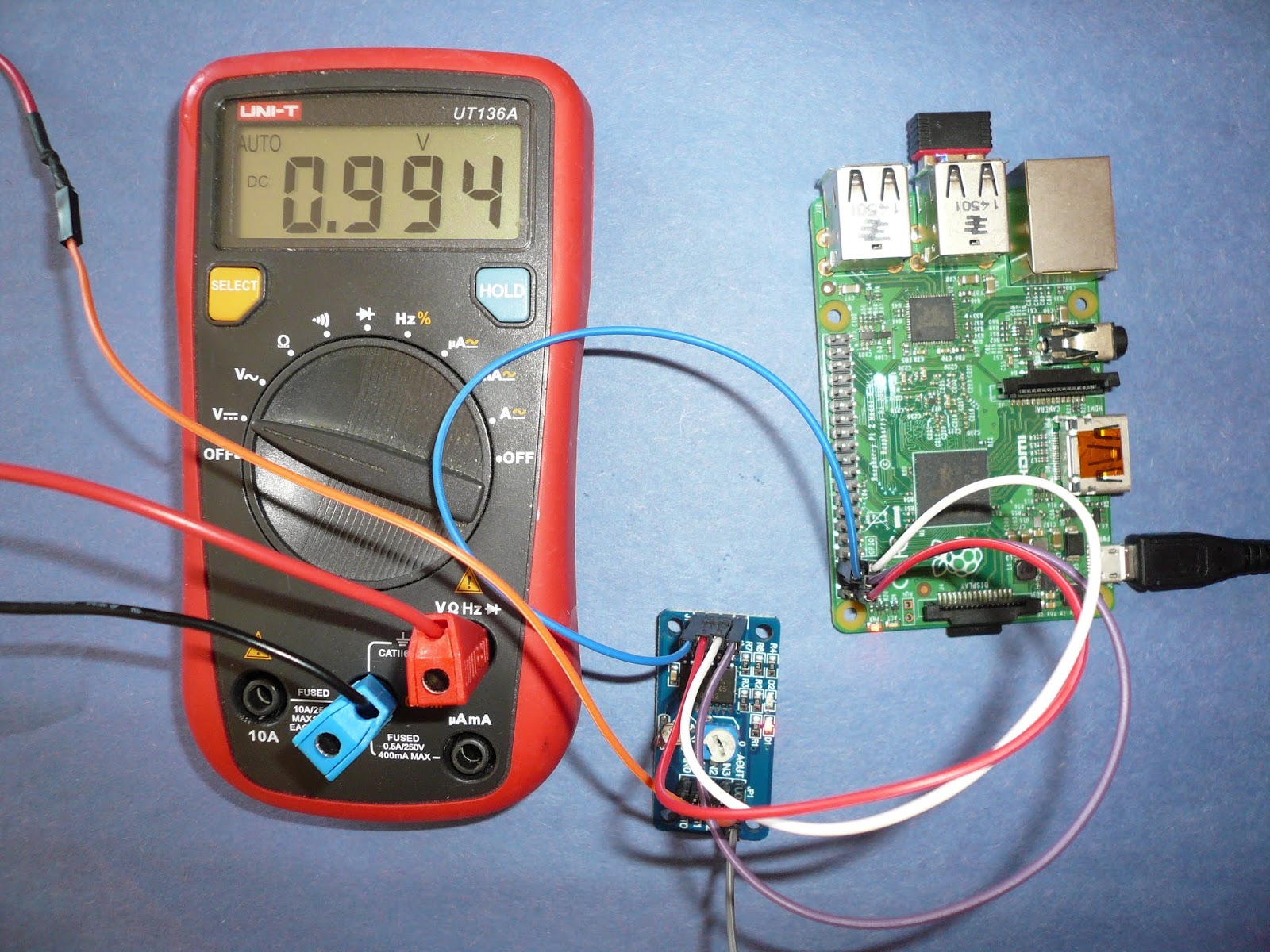 Électronique en amateur: PCF8591 et Raspberry Pi