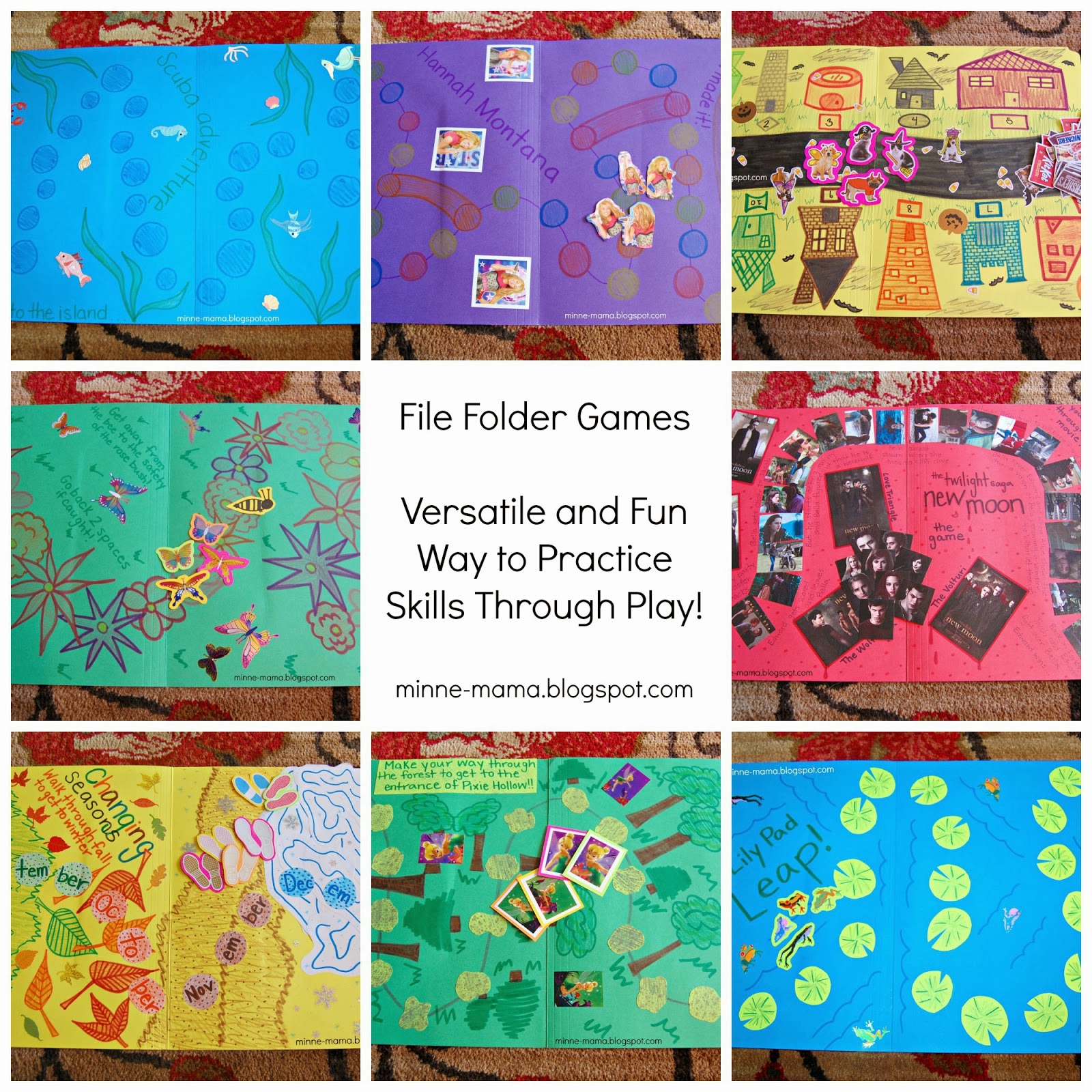 Minne-Mama: File Folder Games