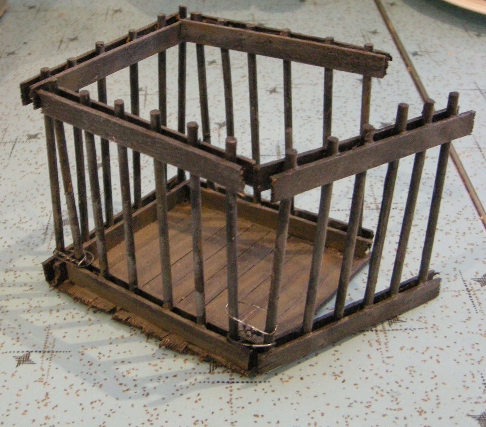 ANY HOW TOWN: Building Popsicle Stick Cages! Examples