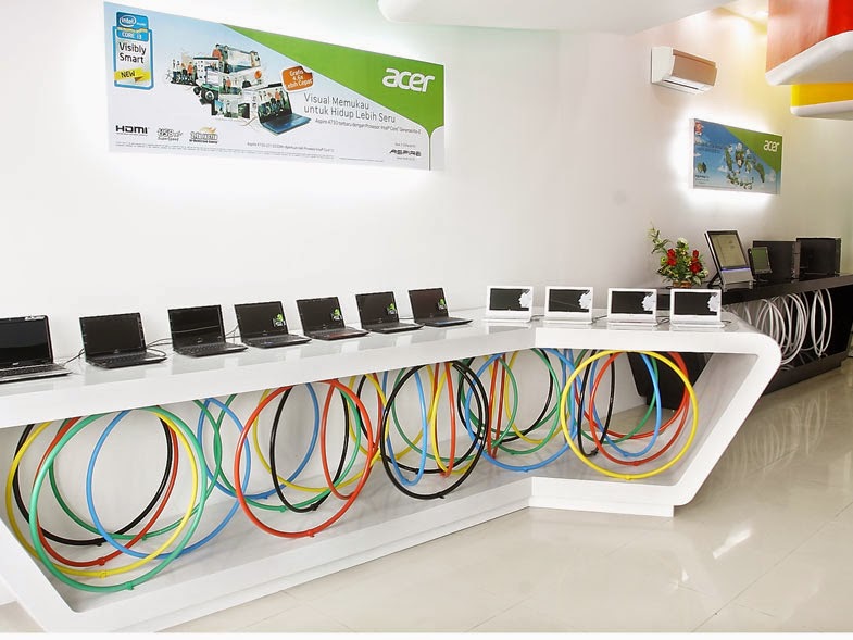ADS Artwork Portfolio: Design for Acer Retail Store at Plaza Matarram