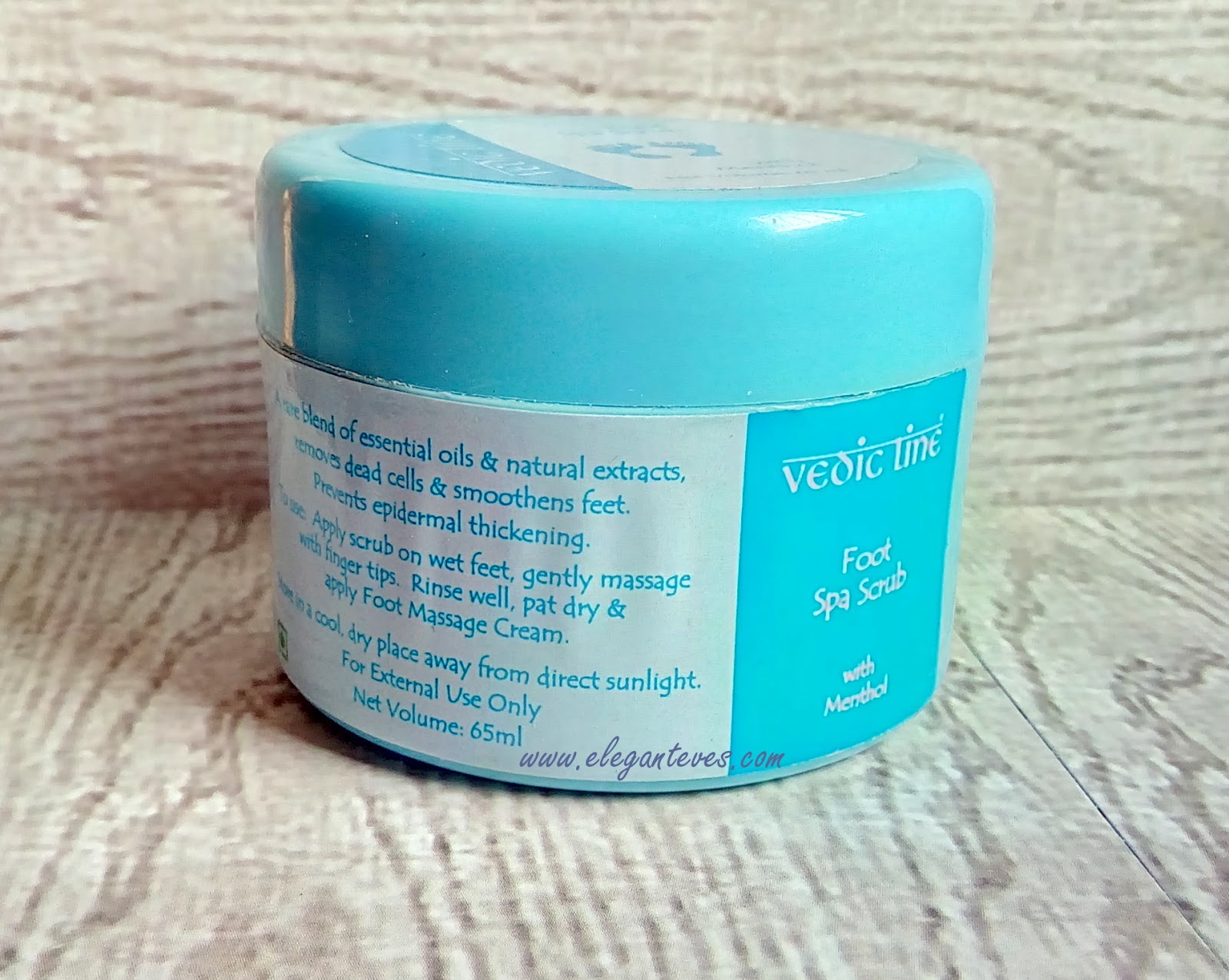Review: Vedic Line Foot Spa Scrub with Menthol - Elegant Eves