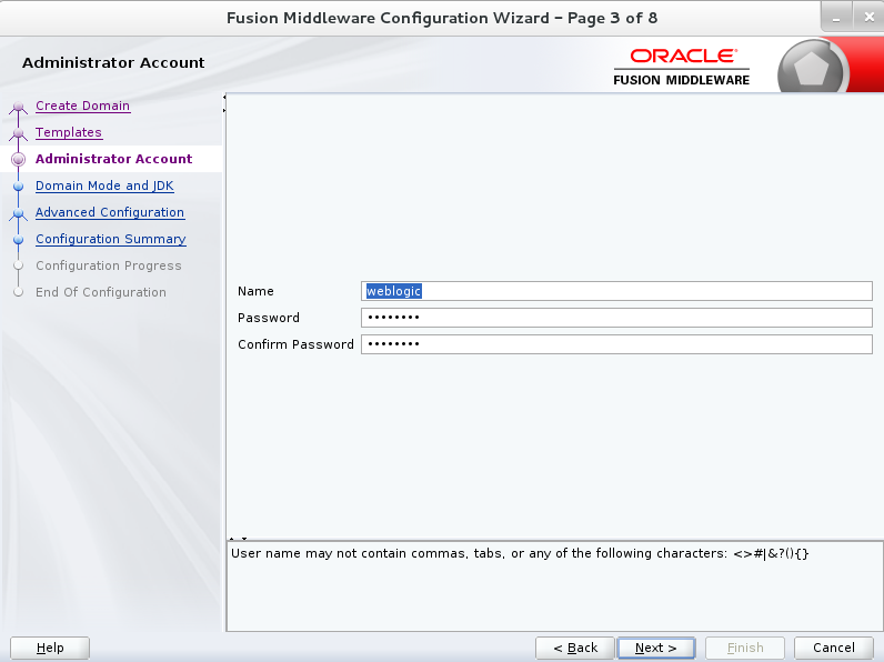 Creating Weblogic Domain For Weblogic Server Oraclenext Solution To Your Oracle Problems