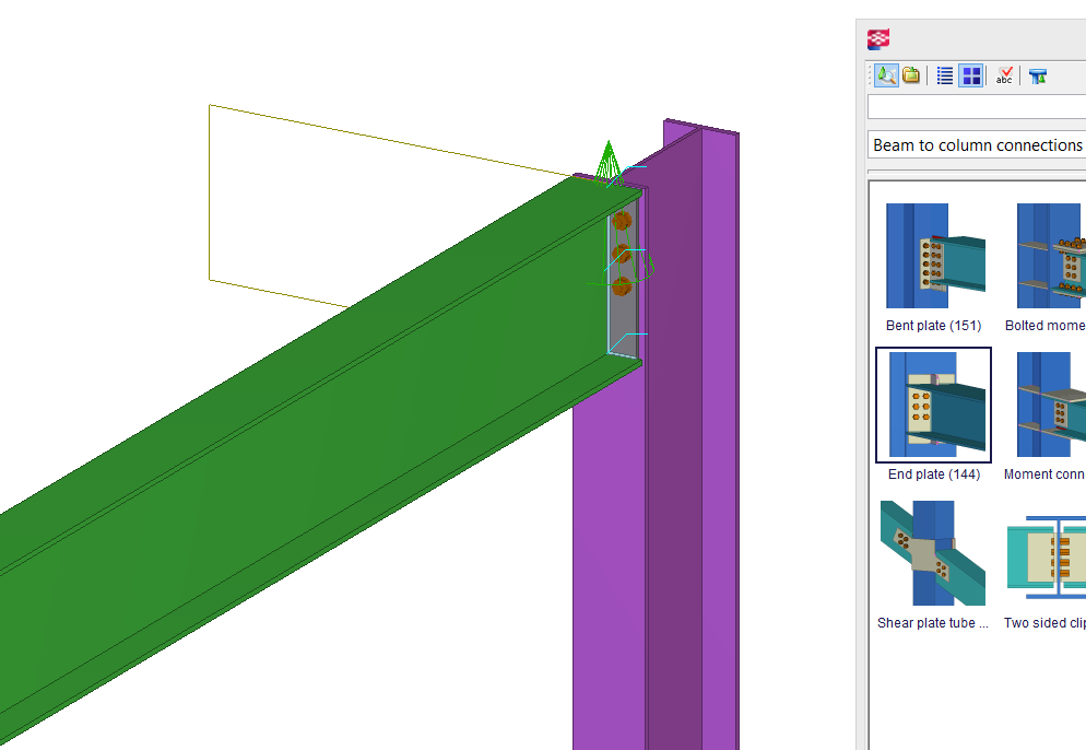 Tekla For Dummies: Tekla for Dummies - How to Connect Steel Beam To ...