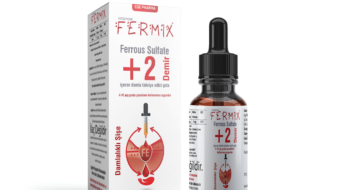Fermix Demir Damla- Parabensiz Demir Takviyesi