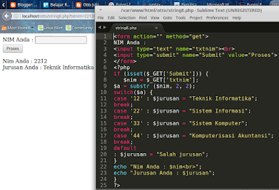 Penanganan String dan Tanggal pada PHP ~ Otto Julista Sari (RPL)