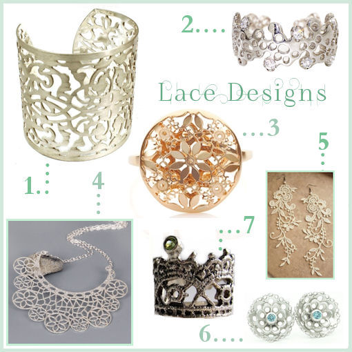Adventures in Silverland: Design inspiration: Lace theme