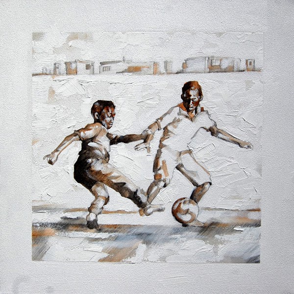 Terry Kobus Solo Exhibition: Oil and Graphite on Canvas 400mm x 400mm