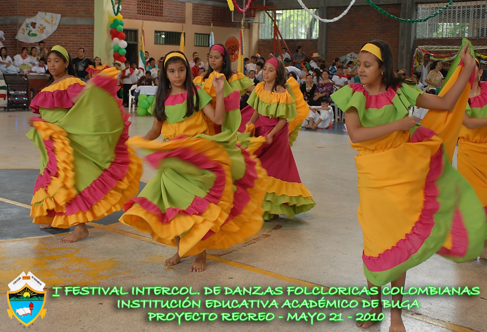 DE FRENTE CON MONDRAGON: COLEGIO ACADÉMICO DE FIESTA FOLCLORICA EN BUGA.
