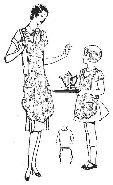 dolly's designs: The History of Aprons