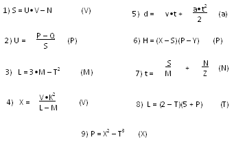 Transformacion de Unidades: Fórmulas-Despejes