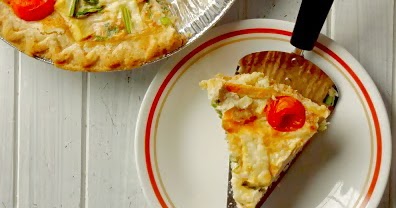 Savory tofu pie