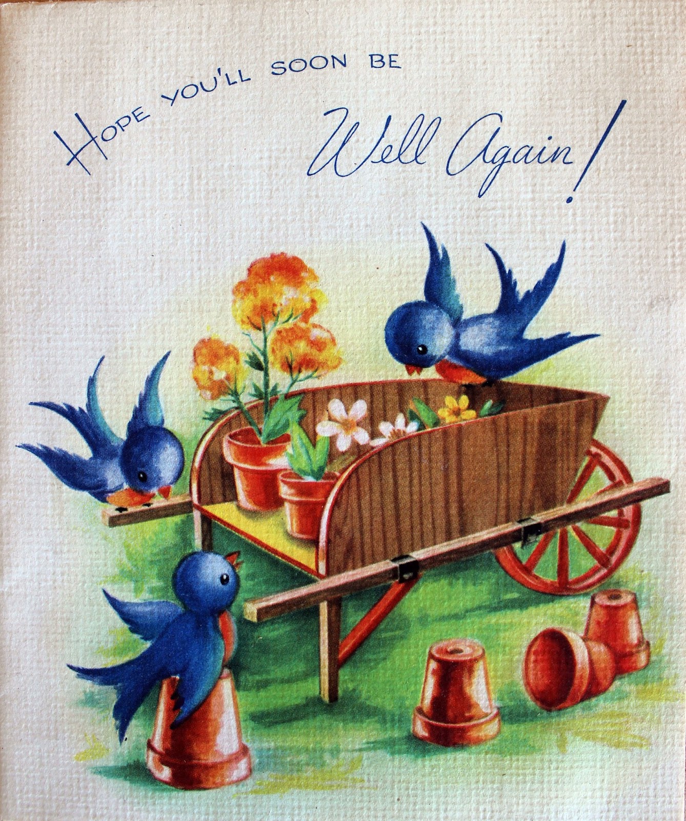 Vintage Cards: Vintage Cards: Get Well 11-20