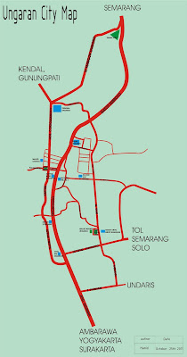 Beyond the Traveling: Peta Kota Ungaran, Kabupaten Semarang