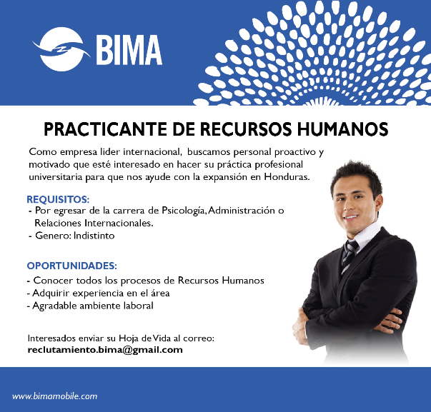Practicante de Recursos Humanos - Tegucigalpa