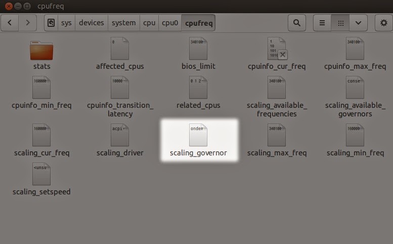 Ubuntu CPUfreq その3 - CPUのcpufreqフォルダー内のファイルについて - kledgeb