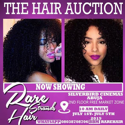 Photos: 'The Hair Auction' debuts in Abuja!