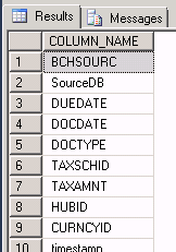 Jeremy King SQL Server and BI Blog: Finding common column names in ...