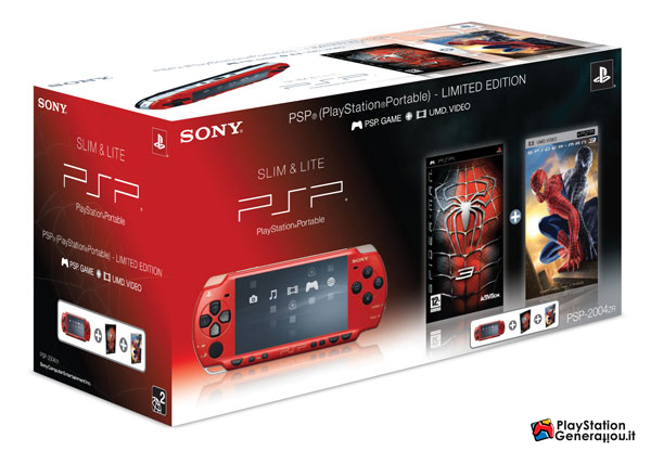 PSP Limited Spider-Man 3 (PSP-2004 ZR) e The Simpsons (PSP-2004 ZY ...