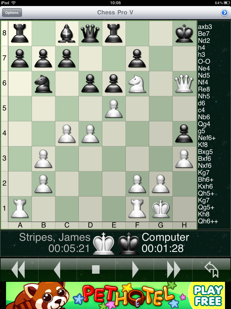 Chess Skills: Chess Pro V for iPad: Review