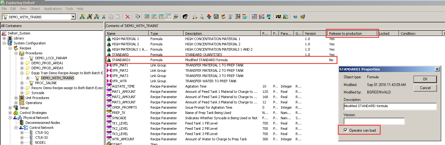 Process Control Musings: Easy Formula Management
