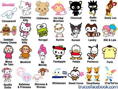 San X Characters List