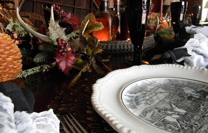 The Hunt ~ J F Herring ~ Spode Tablescape