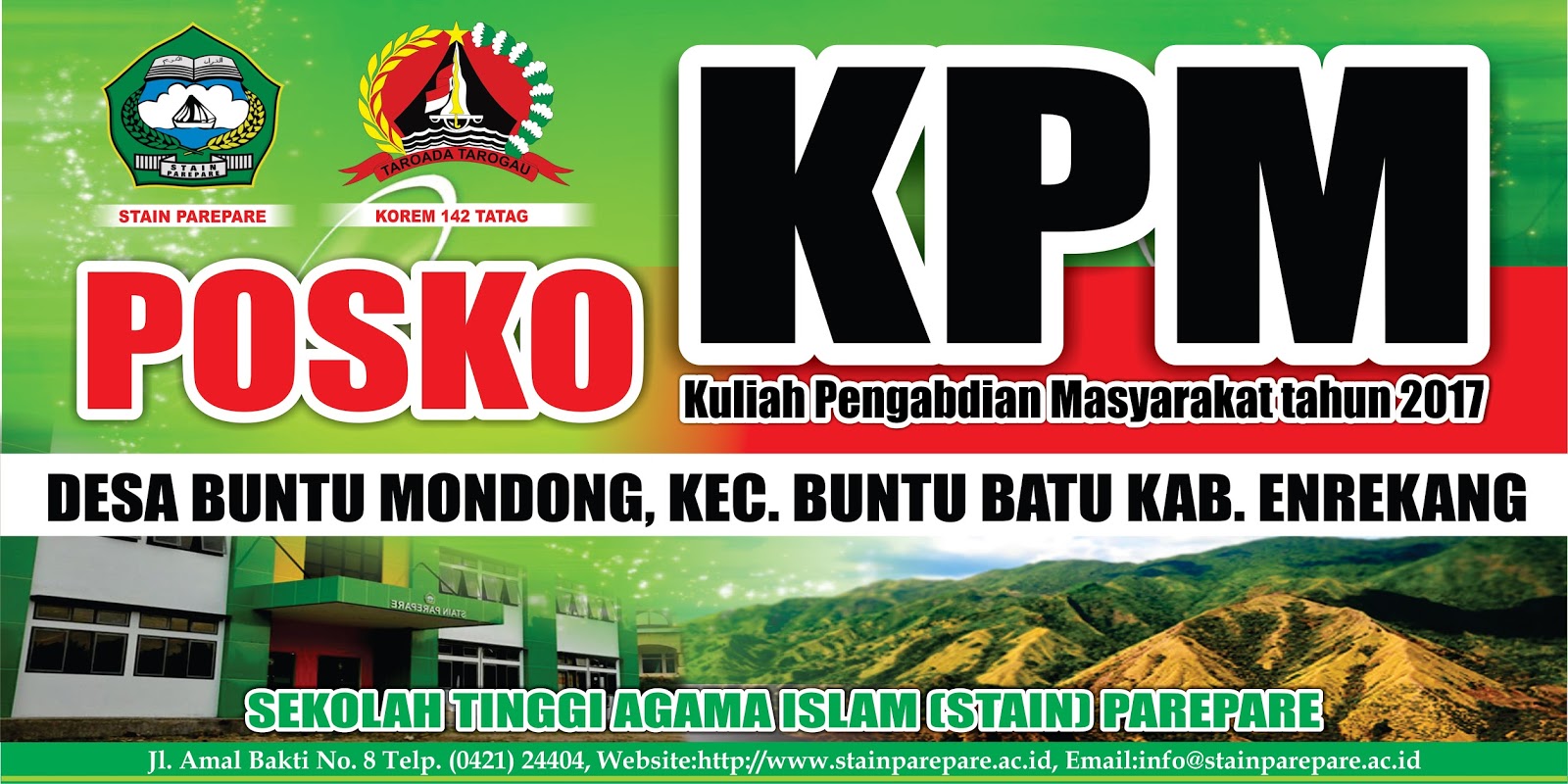 Contoh Spanduk Posko