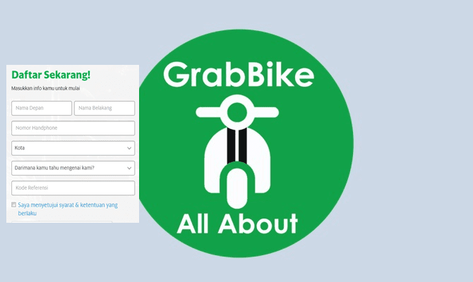 Cara dan Syarat Daftar menjadi Driver GrabBike - Menit info