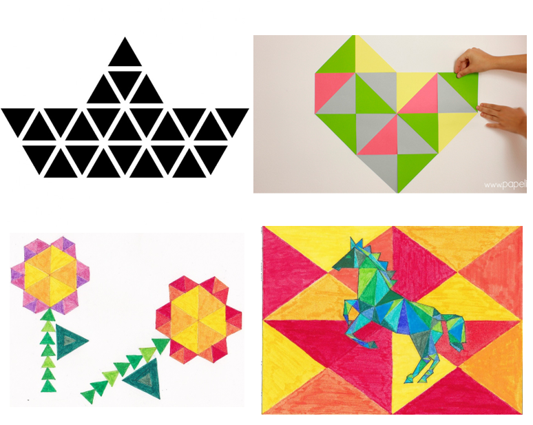 EXPRES(ARTE): Composición por medio de triángulos