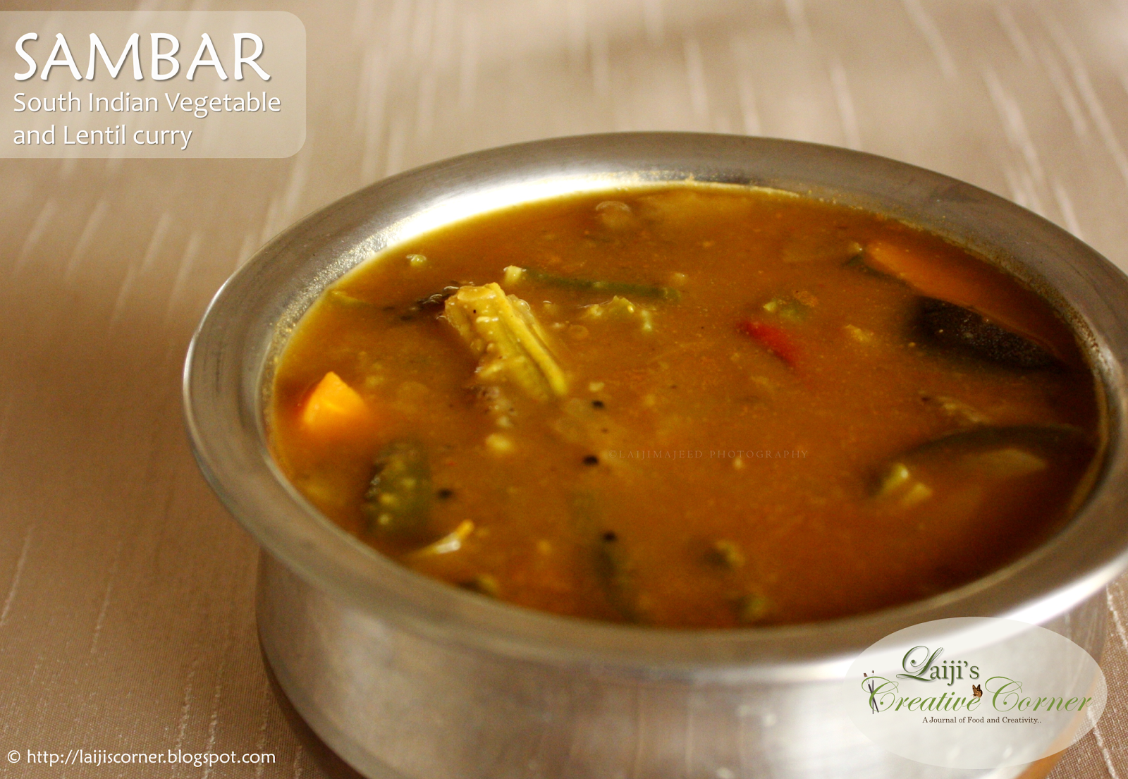 Laiji's Creative Corner: Sambar
