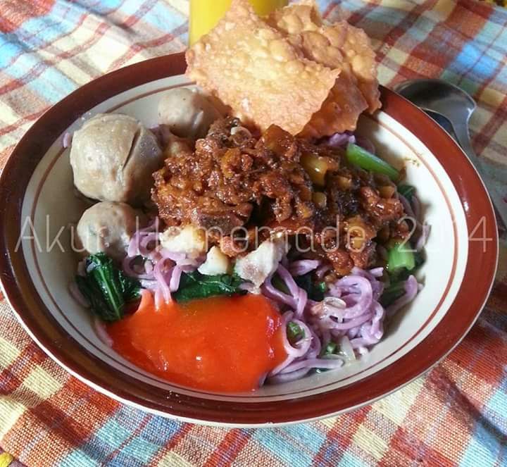 Mie Ubi Ungu Homemade - Mariam Ajm