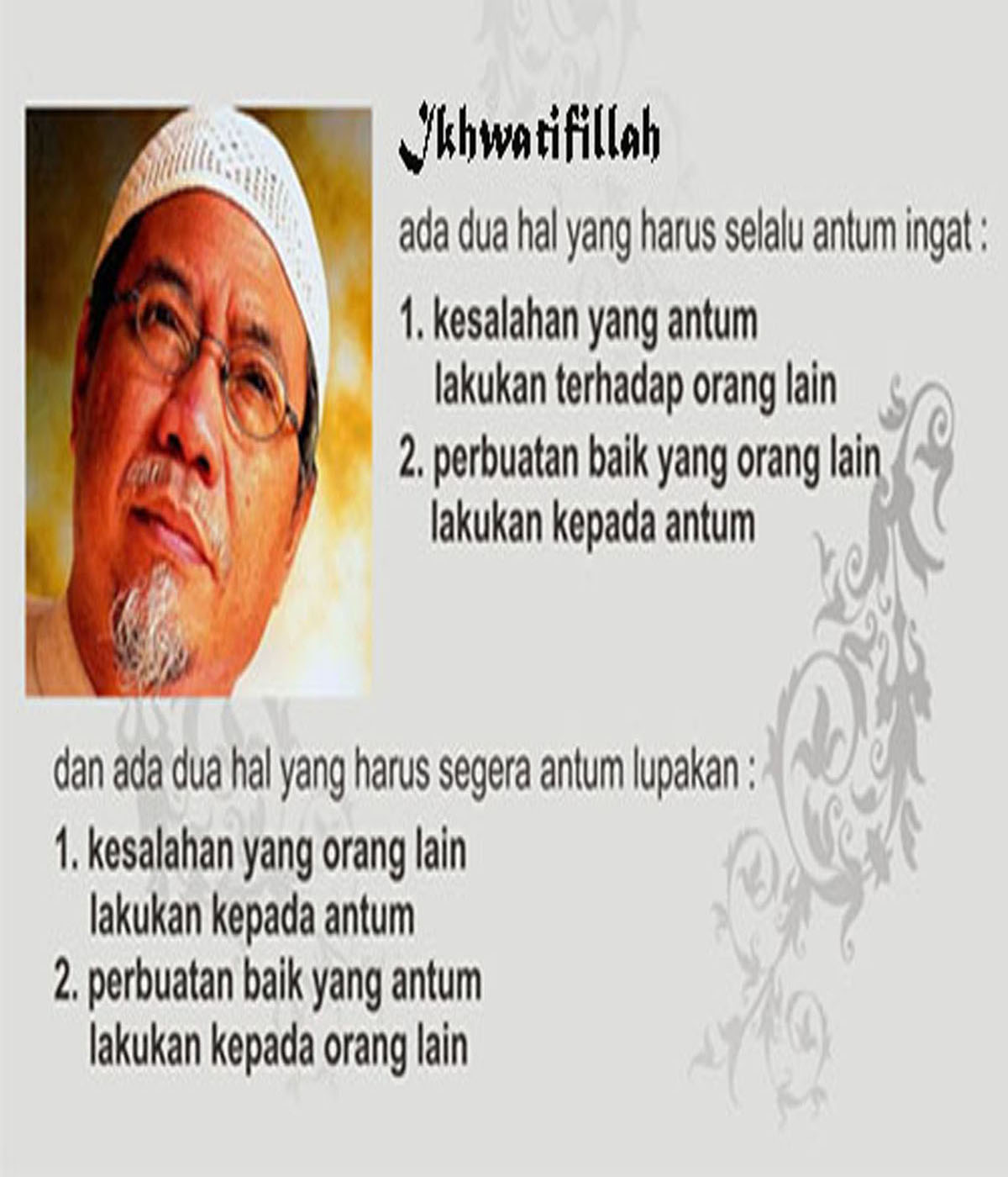 Kata Mutiara Ust. rahmat Abdullah - Penikmat Rindu