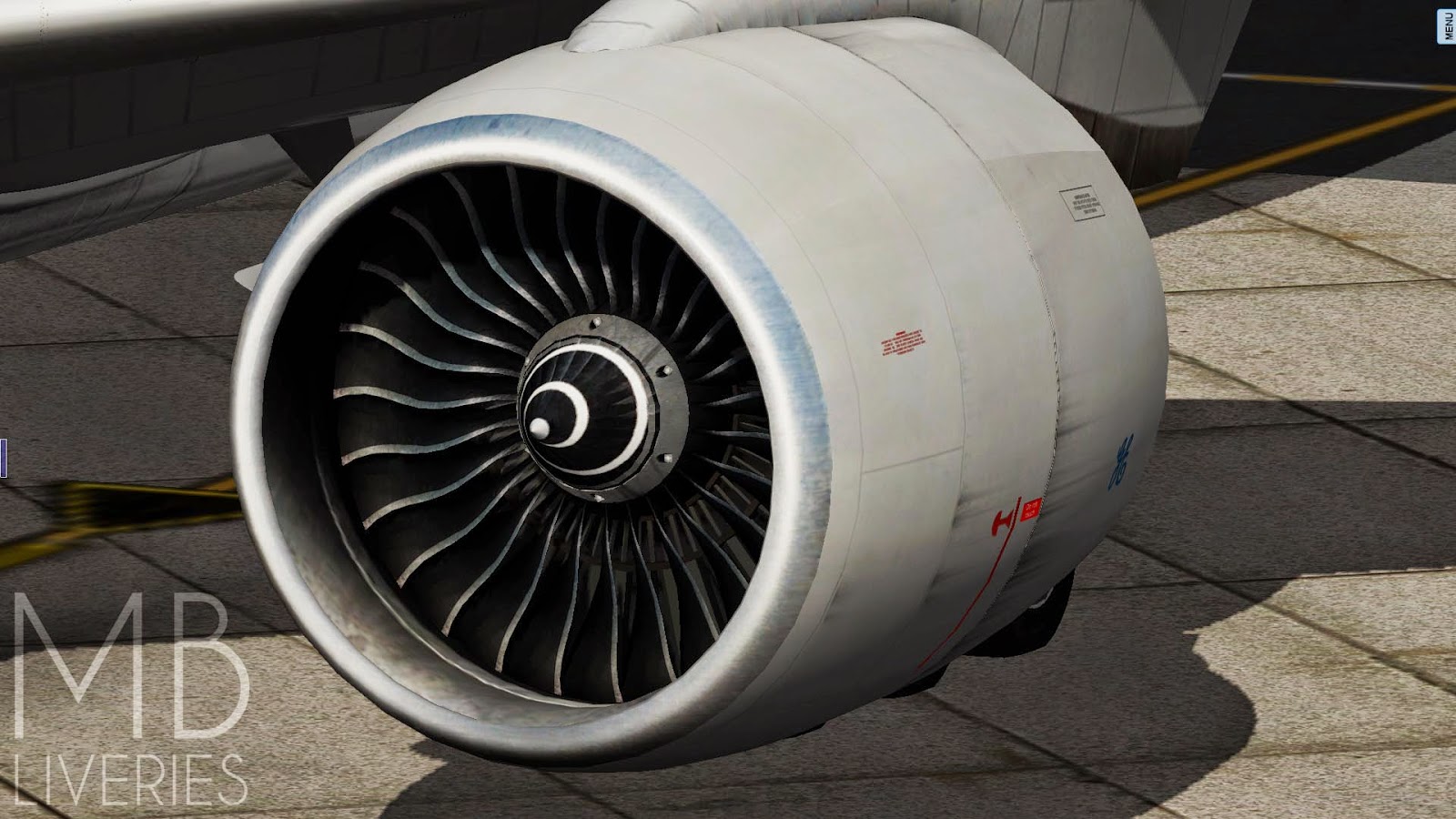 Engines and wheels texture - B777-200LR/F/300ER v2 ~ X-Plane 10 Indonesia