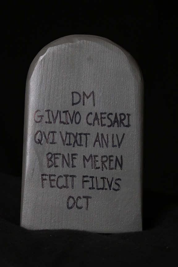 ROMAN LIFE: Day 25 - Funerary Inscription