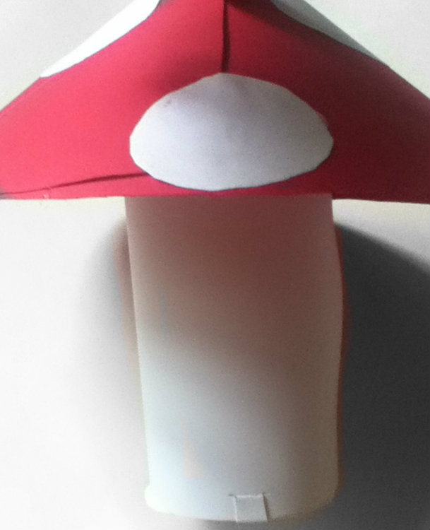 A Minority of One: Paper Toadstools DIY