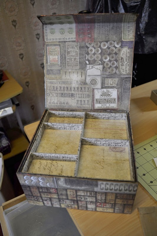 The Male Crafter: A Sewing Box .. Birthday gift for my Sister