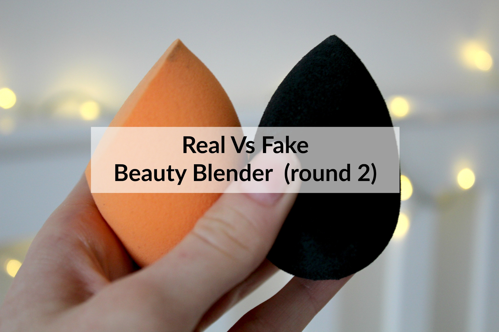 Real Vs Fake - Beauty Blender (round 2) | Rose Mae