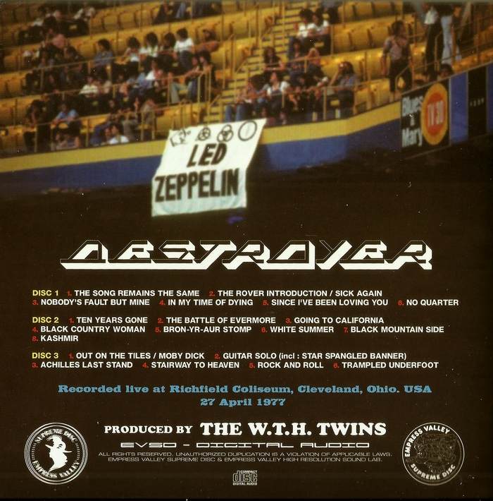 Rock Anthology: Led Zeppelin - Destroyer 40th Anniversary (1977-04-27 ...