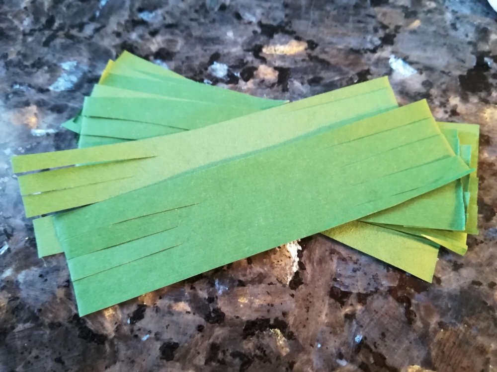 Craftrebella: Advent wreath 2018 - part 4 - Paper fringe star