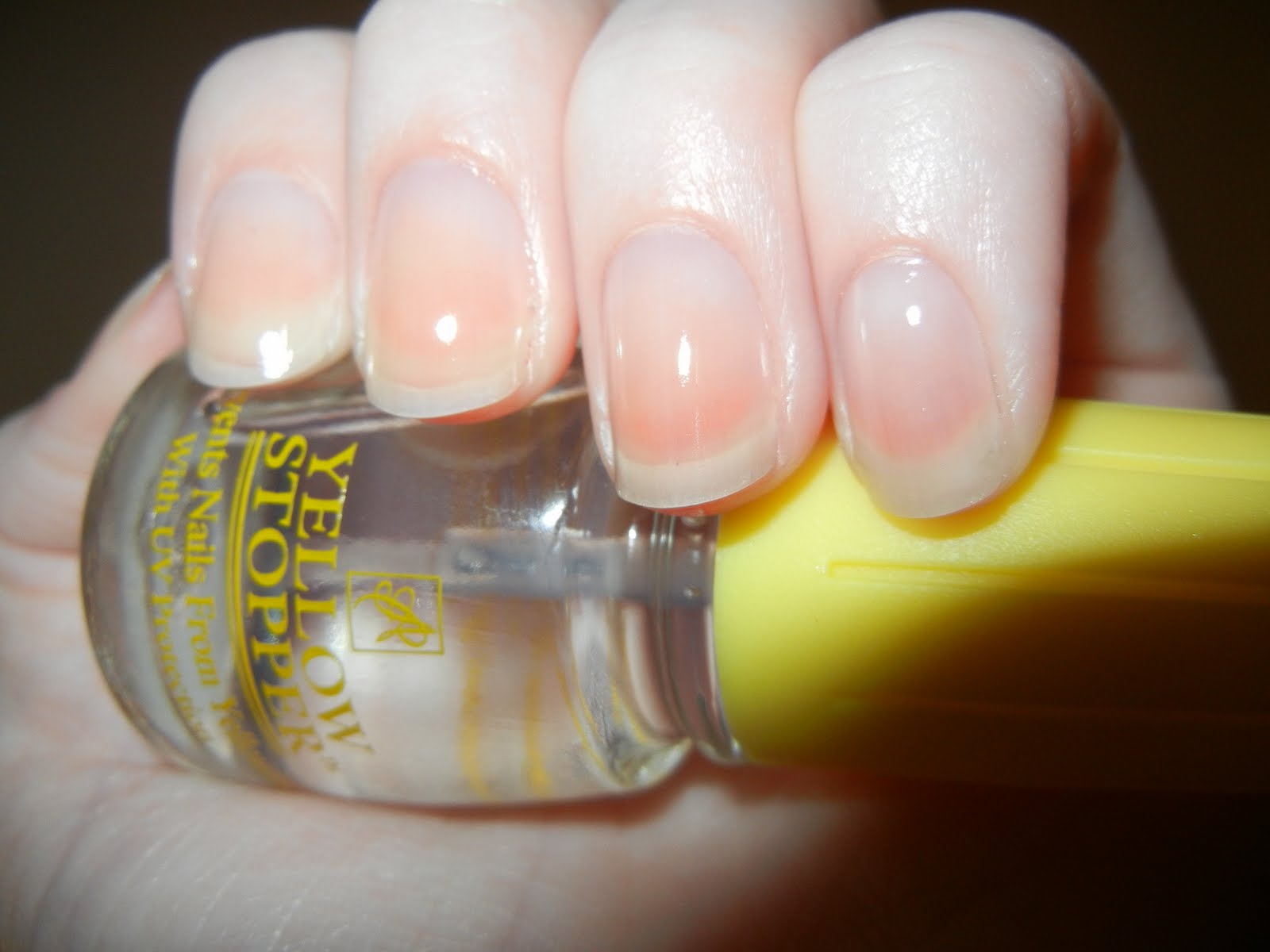 Thoughts of a Midwestern Girlie Girl: Yellow Stopper Base Coat