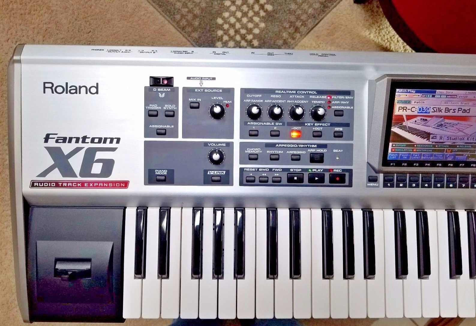 MATRIXSYNTH: Roland Fantom-X6 Keyboard Synthesizer Workstation w/ Audio ...