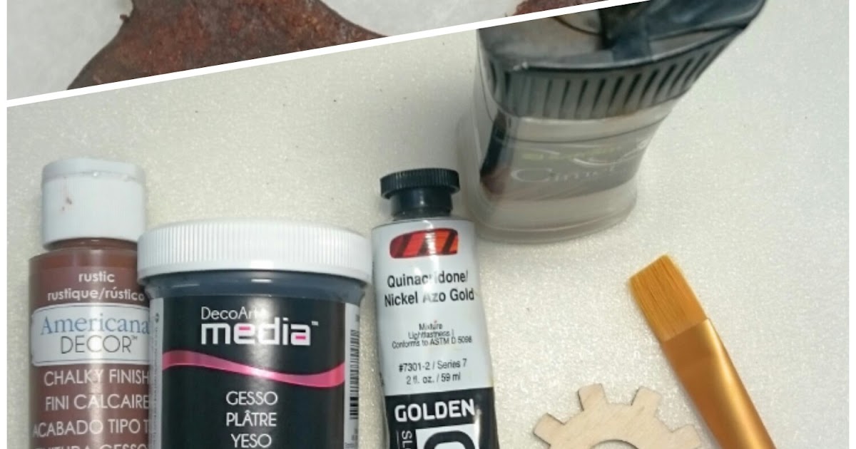 Stamps and Stencils : Faux Rust Technique Tutorial